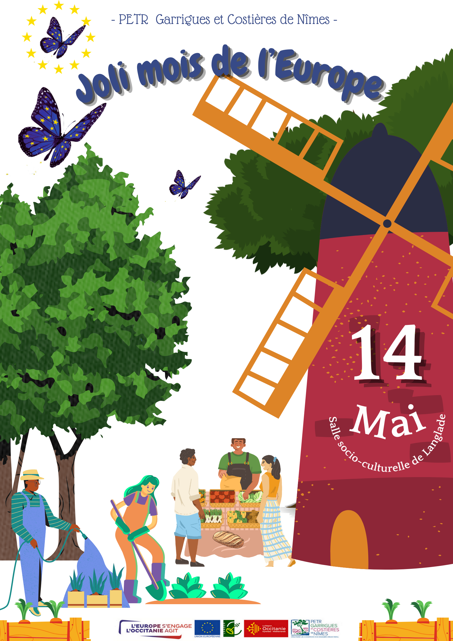 Joli mois de l’Europe en Garrigues et Costières de Nîmes - Mardi 14 mai 2024 - Joli mois de l'Europe