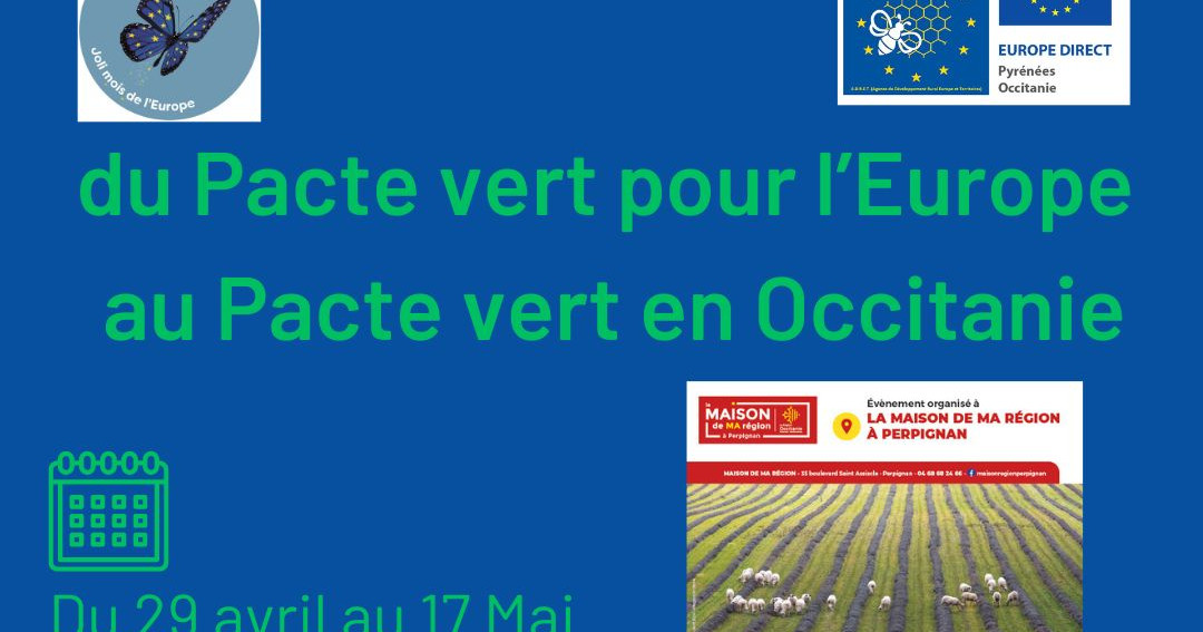 Du Pacte vert pour l’Europe au Pacte vert en Occitanie - Du 29 avril au ...